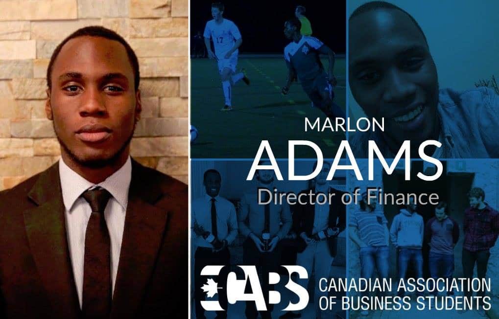 Introducing Marlon Adams | The Canadian Association of Business Students