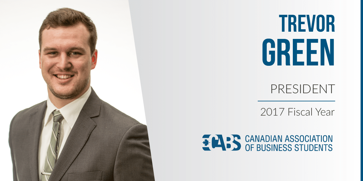 Introducing Trevor Green | The Canadian Association of Business Students
